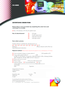 Advertising Order Form | pdfFiller