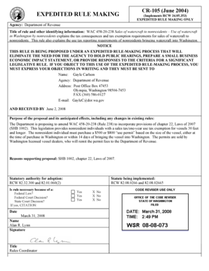 Fillable Online dor wa 20-238cr5frm08 2.doc. Blank form to be used ...