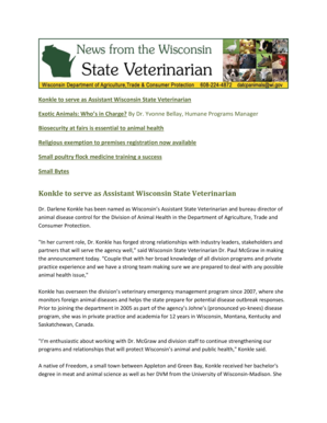 Fillable Online datcp wi Livestock Siting Rule Four Year Review. Form ...