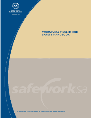 Fillable Online Workplace health and safety handbook - SafeWork SA - SA ...