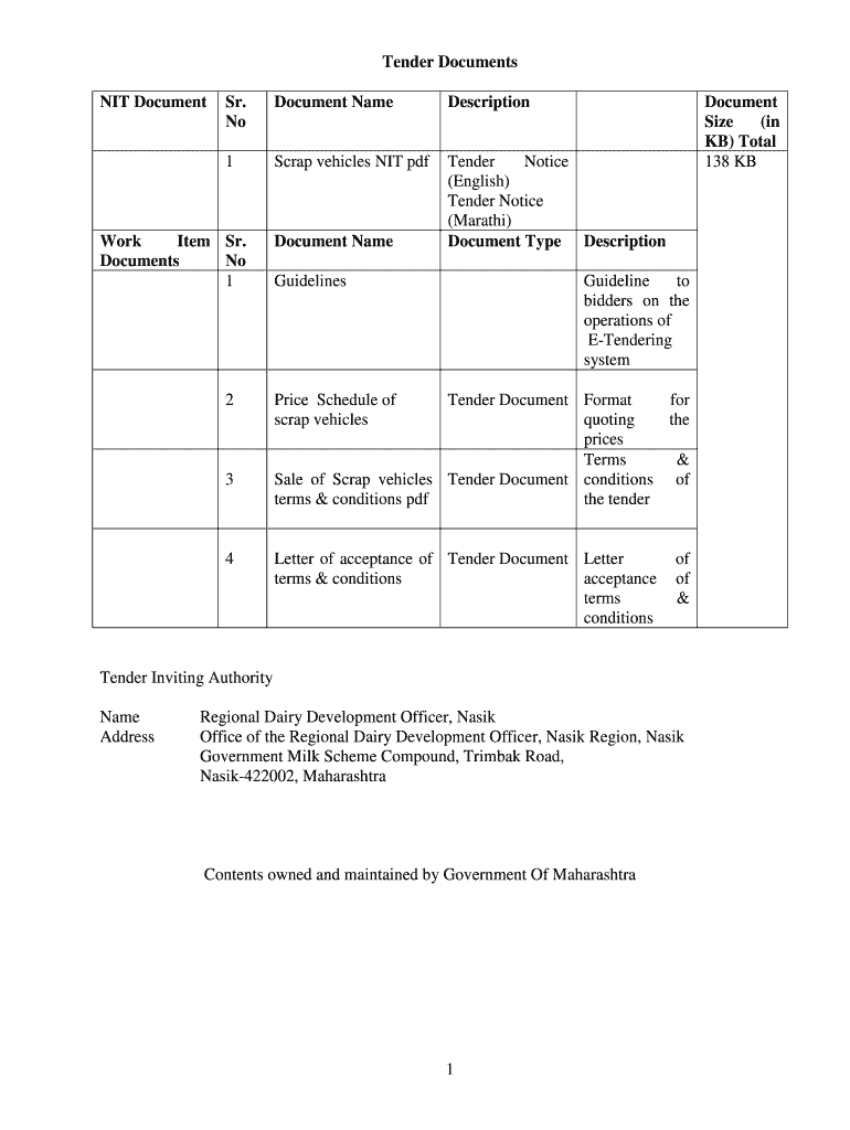 Fillable Online NIT Document Fax Email Print - pdfFiller