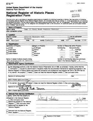 Fillable Online pdfhost focus nps 1024-0018 NPS Form 10400 Fax Email ...