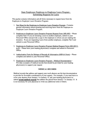 Fillable Online dbm maryland Packet Instructions for Employee to ...