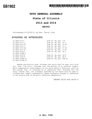 Fillable Online ilga SB1902 - Illinois General Assembly - ilga Fax ...