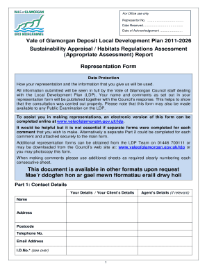 Fillable Online 49 SA and HRA Report Representation Form Editable ...