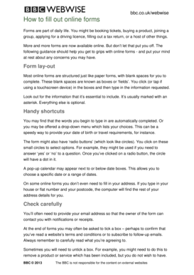 Fillable Online downloads bbc co How to fill out online forms - BBC ...