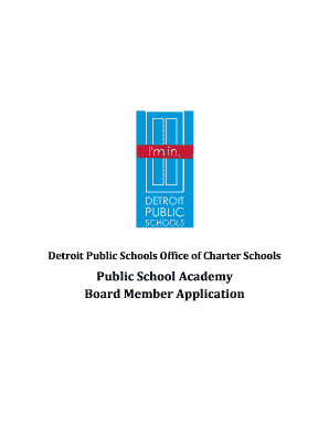Fillable Online detroitk12 Public School Academy - detroitk12 Fax Email Print - pdfFiller