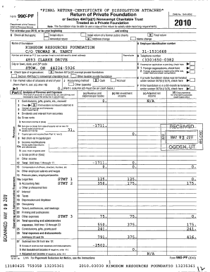 Fillable Online *FINAL RETURN-CERTIFICATE OF DISSOLUTION ATTACHED* Fax ...