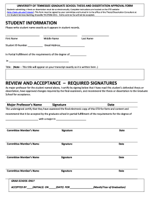 Fillable Online web utk Student information review and acceptance ...