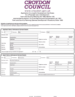 Fillable Online Croydon Fax Email Print - pdfFiller