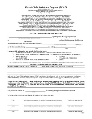 Fillable Online depts washington 1/31 release of info form - University of Washington - depts ...