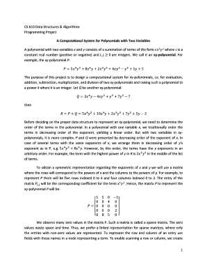 Cs610 Njit - Fill Online, Printable, Fillable, Blank | pdfFiller