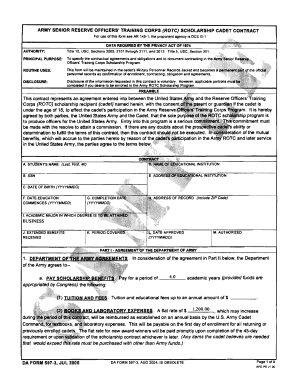 Fillable Online www3 nd ARMY SENIOR RESERVE OFFICERS' TRAINING CORPS ...