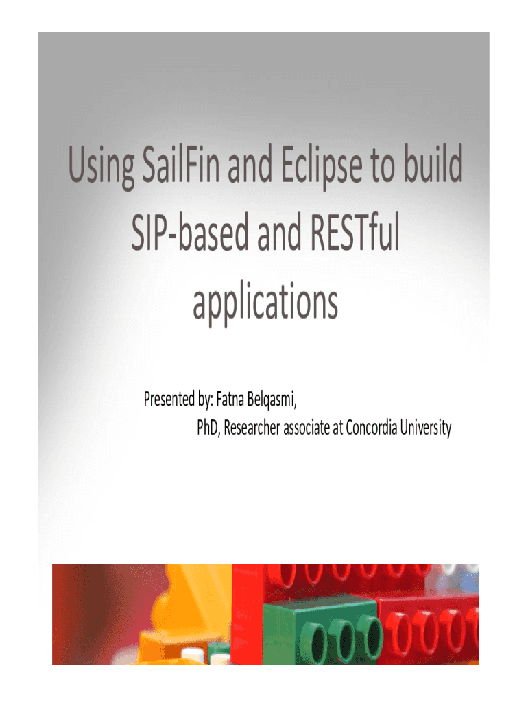 Fillable Online users encs concordia RESTful web service creation tutorial with Java, Eclipse ...
