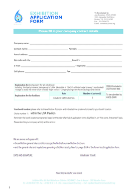 Fillable Online asce General rules and regulations governing exhibitions - asce Fax Email Print ...