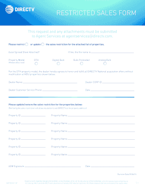 Fillable Online Restricted sales form - DSI Systems Fax Email Print ...