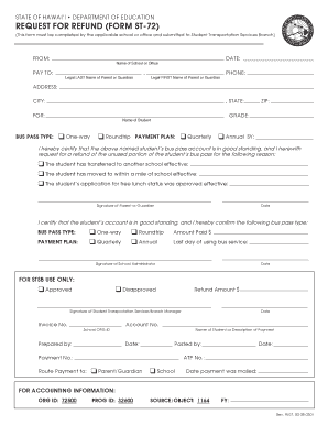 Fillable Online oms k12 hi STATE OF HAWAII DEPARTMENT OF EDUCATION ...