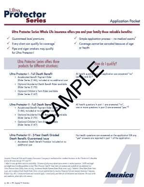 Fillable Online Sample Final Expense Application - Final Expense ...