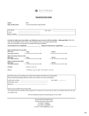 Fillable Online REGISTRATION FORM - IIMC Fax Email Print - pdfFiller