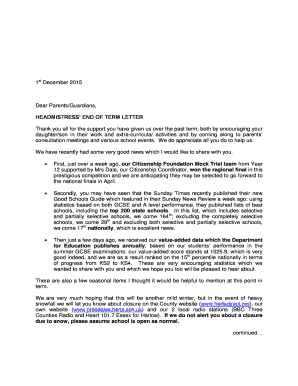 Fillable Online sixthform presdales herts sch Download the Headmistress ...