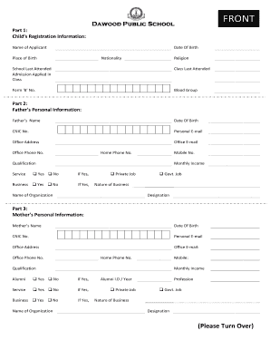 Fillable Online dps edu Index of /pdf/2014-2015/New Admission Registration Form - dps edu Fax ...