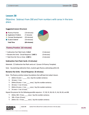 Fillable Online Lesson 28 24 A STORY OF UNITS Lesson 28 Objective ...