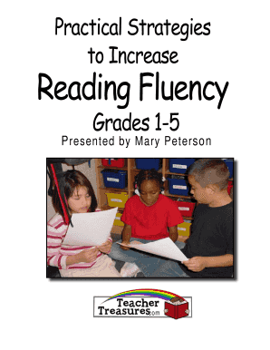 Fillable Online Practical Strategies to Increase Reading Fluency Fax ...
