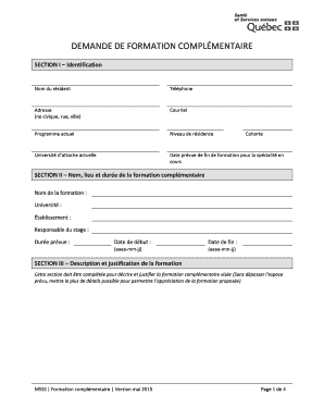 Remplissable En Ligne medecine umontreal Formulaire - Facult de m decine de l'Universit de Montr ...