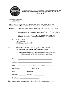 Iaabo Board 27 - Fill Online, Printable, Fillable, Blank | pdfFiller