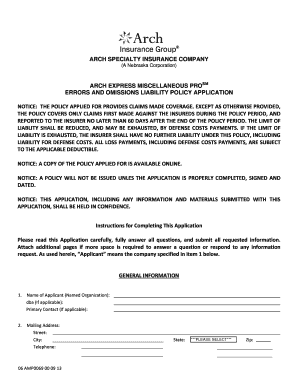 Fillable Online Arch MEO Application - 02 wo txtboxes Fax Email Print ...