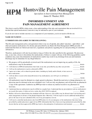 Fillable Online Huntsville Pain Management Fax Email Print - pdfFiller