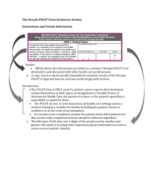 Fillable Online nevadapolst The Nevada POLST Form Section-by-Section ...