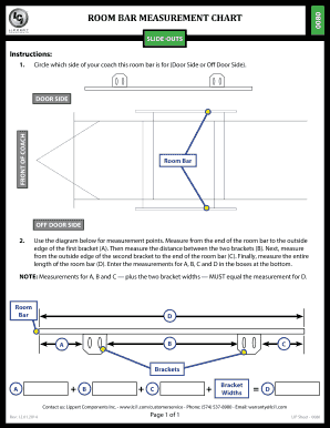 Fillable Online Room Bar Measurement Chart - Lippert Components Fax ...
