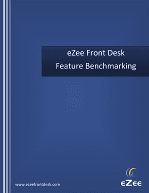 Fillable Online eZee Front Desk Feature Benchmarking Fax Email Print ...