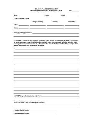 Fillable Online COLLEGE PLANNING WORKSHEET2 - bnipmucbbmub ...