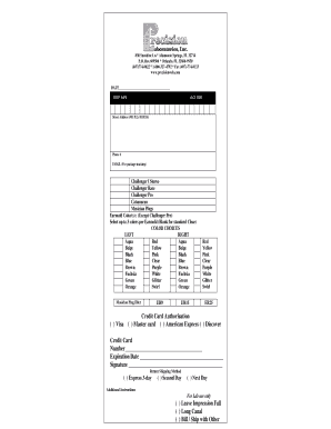 Fillable Online Specialty Earmolds Order Form Fax Email Print - pdfFiller
