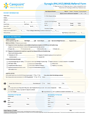 Fillable Online Referral Form - Carepoint Rx Fax Email Print - pdfFiller