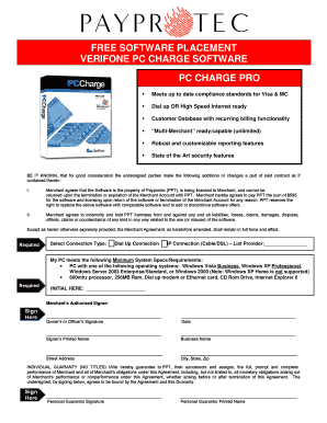 Fillable Online Free software placement verifone pc charge software pc ...