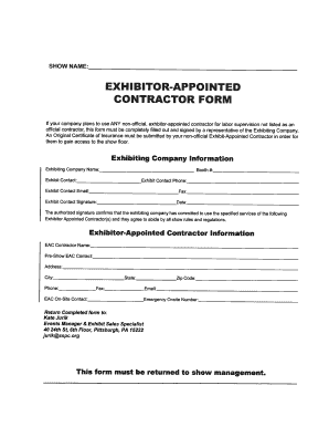 Fillable Online EAC Form - SSPC 2016 Fax Email Print - pdfFiller