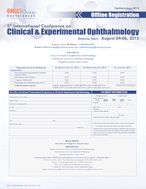 Fillable Online Clinical & Experimental Ophthalmology - OMICS ...