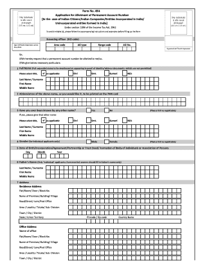 Fillable Online anveshak PAN Application Form Fax Email Print - pdfFiller