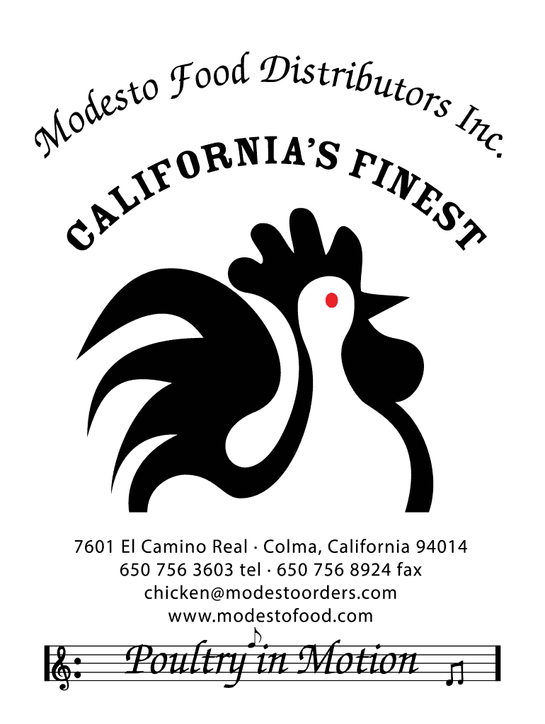 Fillable Online Product List - Modesto Food Distributors, Inc. Fax ...