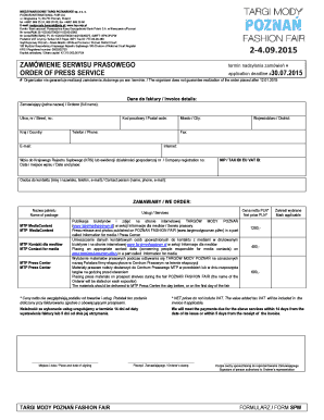 Fillable Online static mtp Form SPW Serwis Prasowy - staticmtppl - static mtp Fax Email Print ...