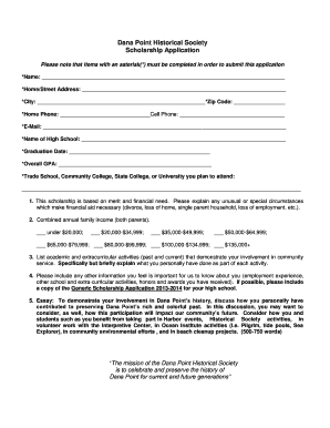 Fillable Online danapointhistorical Dana Point Historical Society ...