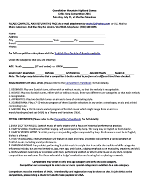 Fillable Online gmhg Printable Harp Registration Form - return to home ...