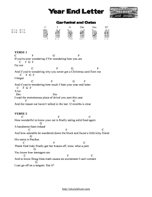 Fillable Online Year End Letter Fax Email Print - pdfFiller