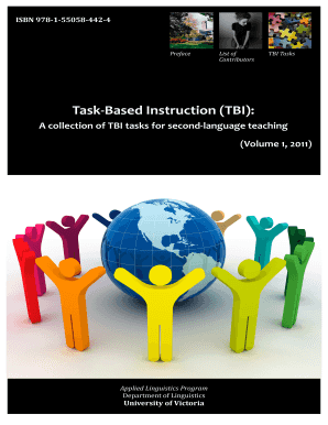 Fillable Online li-shihhuang Task-Based Instruction TBI - li-shihhuangca Fax Email Print - pdfFiller
