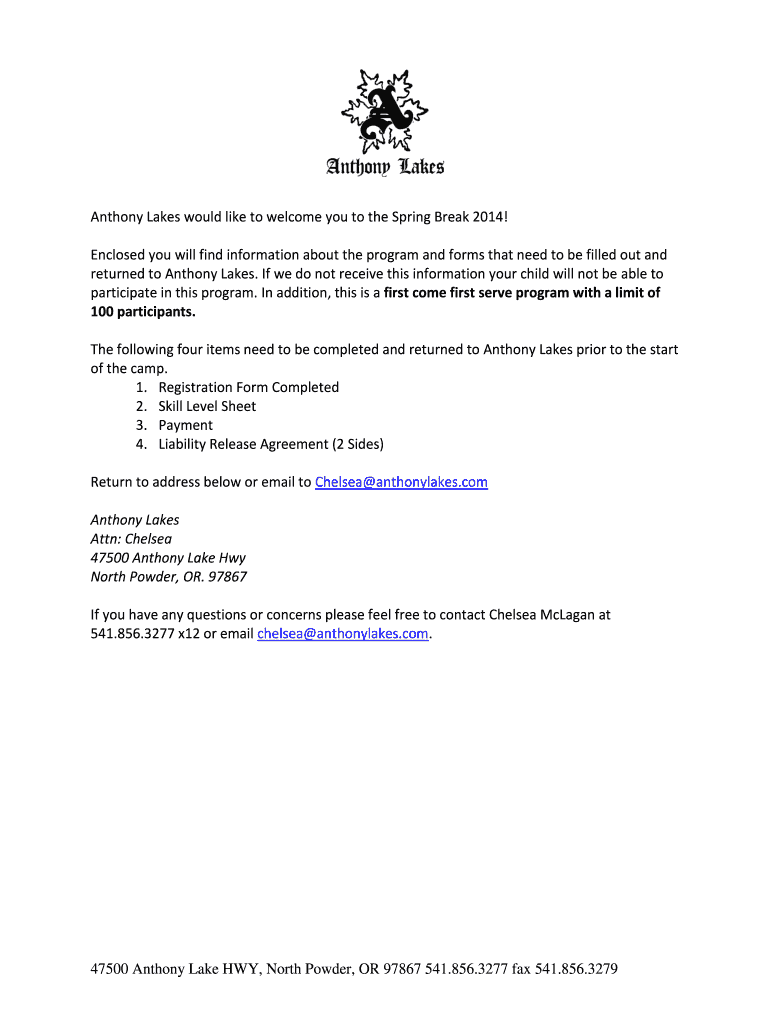 Fillable Online First come first serve program with a limit of 100 Fax ...