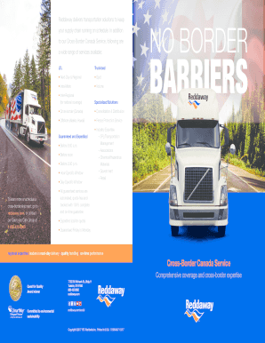 Fillable Online Reddaway delivers transportation solutions to keep Fax ...