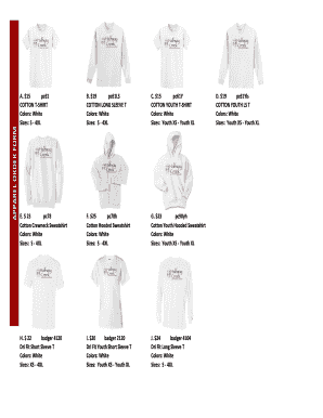 Fillable Online halfwaycreek A 15 pc61 B 19 pc61LS C 15 pc61Y D 19 ...